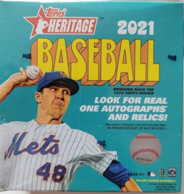 2021 Topps Heritage Wal-Mart Exclusive Mega Box Topps IN HAND138 Cards ...