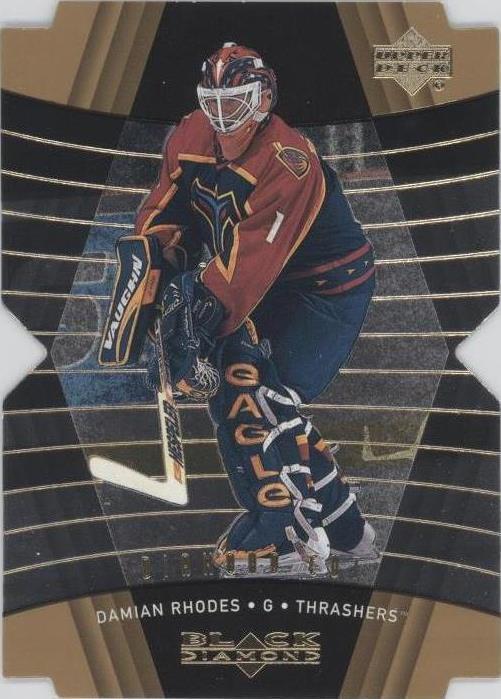 1999-00 Upper Deck Black Diamond - Damian Rhodes #4 Diamond Cut for ...
