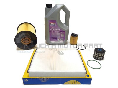 Ford Kuga 1.5 TDCi 16-19 Oil Air Diesel Fuel Cabin Filter 5L Oil ...
