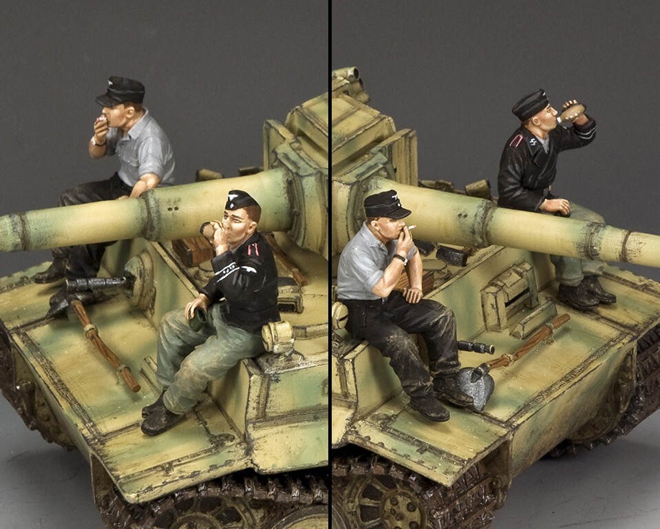KING & COUNTRY WW2 GERMAN ARMY WS354 RELAXING PANZER CREWMAN | eBay.de