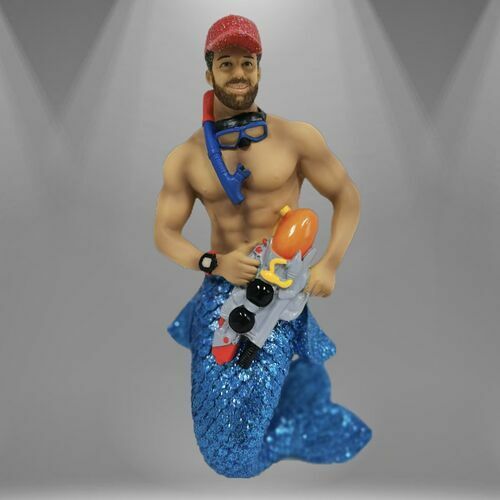 December Diamonds mermaid merman ornament 2021 Watersports in stock | eBay