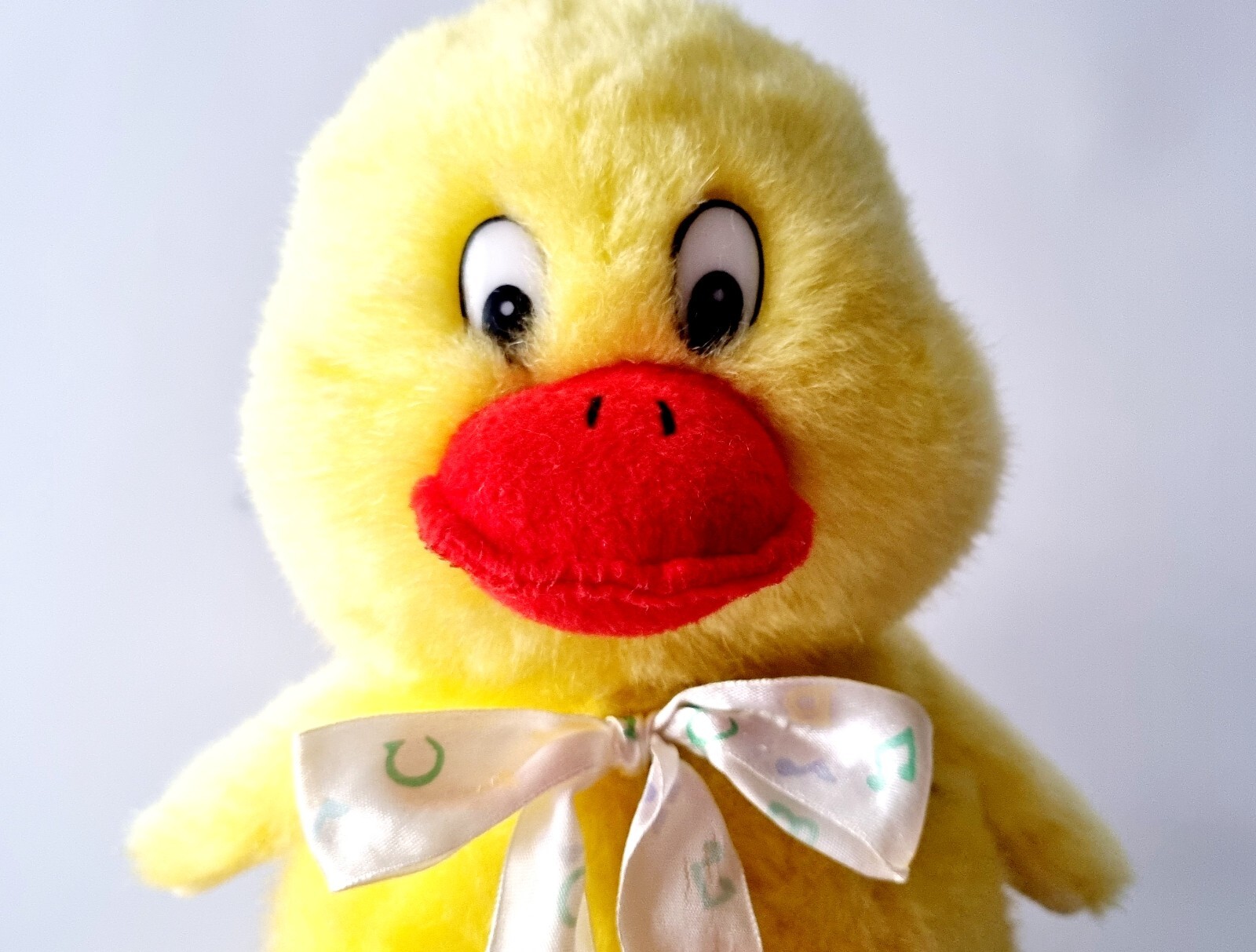 Vintage Item International Singing Duck Yellow Color 10" Animated Plush ...
