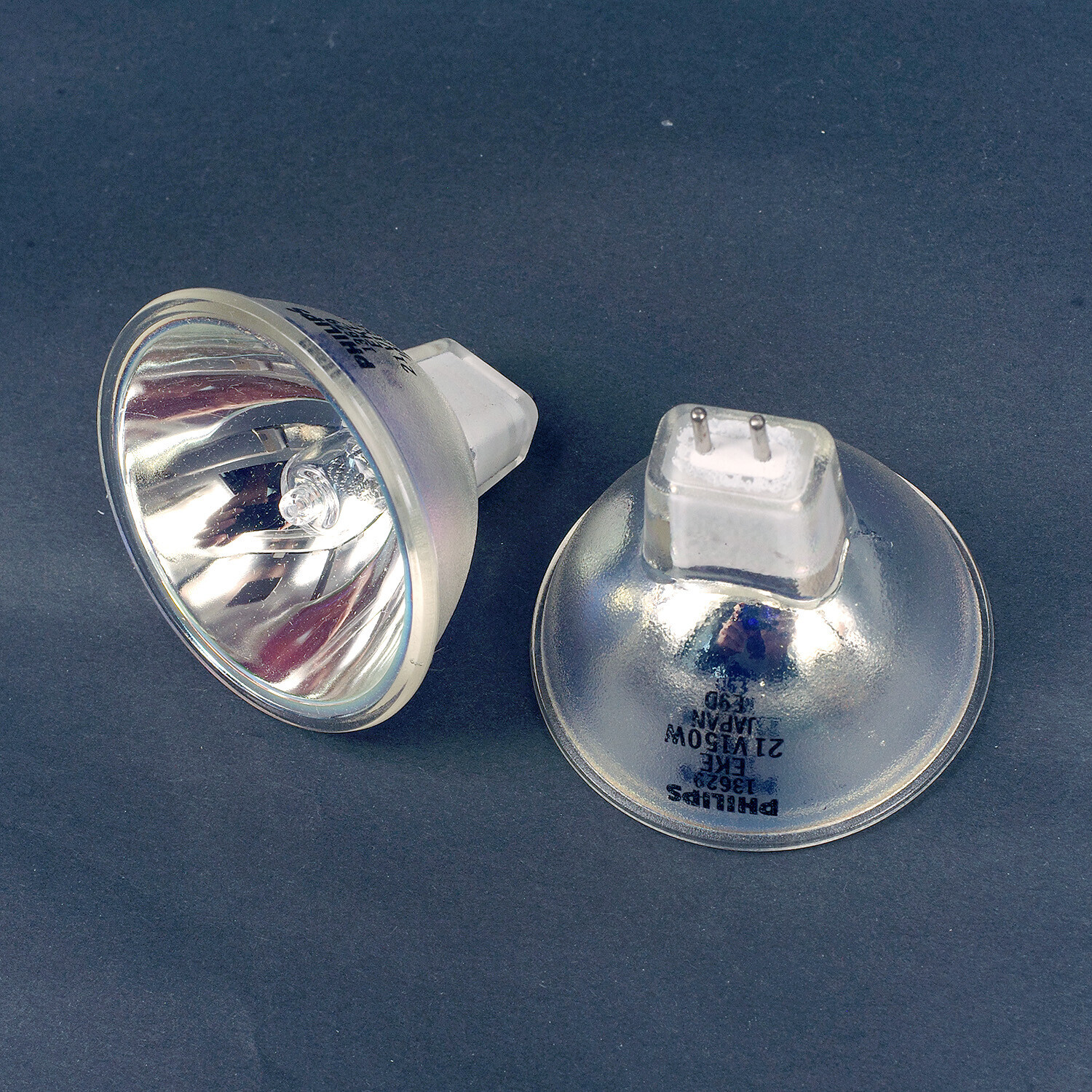 Pack 2 PHILIPS 13629 EKE 21V150W Halogen lamp MR16 GX5.3 3250K 900lm ...