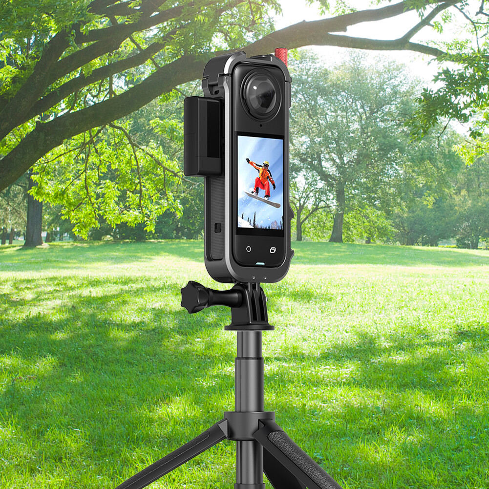 Metal Cage with Lens Cap Action Camera Frame Case 1/4in Threads for ...