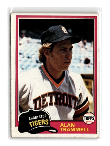 Alan Trammell Baseball #709 1981 Topps Detroit Tigers | eBay