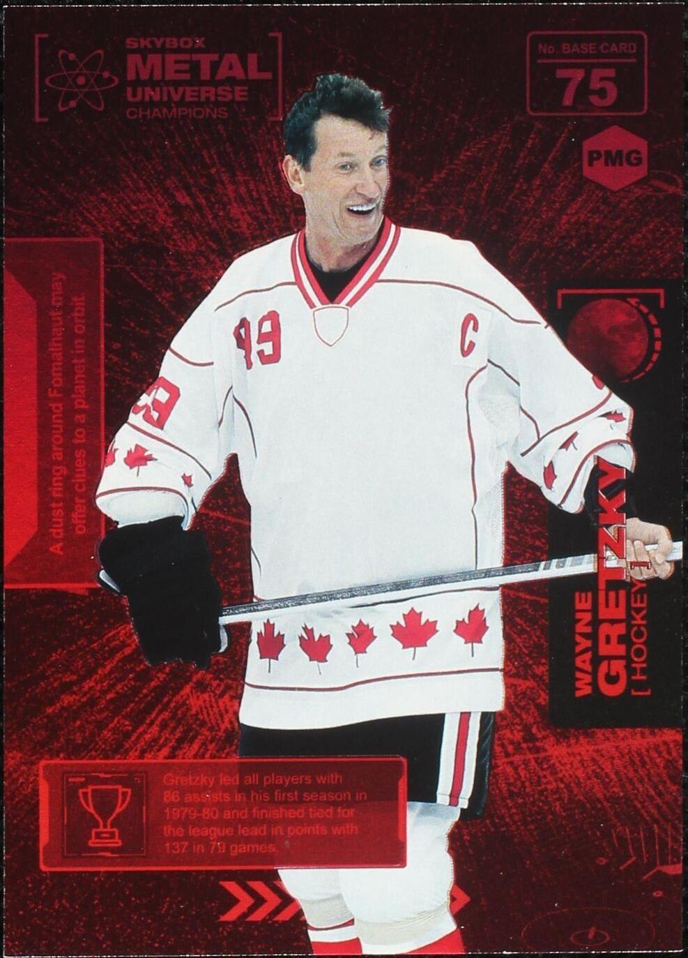2021 Skybox Metal Universe Champions - Wayne Gretzky #75 Precious Metal ...