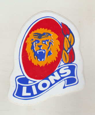 Football Club logo FITZROY Club 1970 vintage sticker | eBay Australia