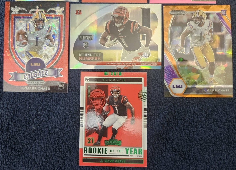 2021 Panini Playoff -Rookie Wave Ja'Marr Chase #RW-JCH Silver Prizm (RC ...