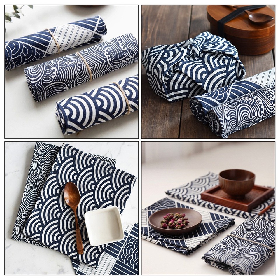 3 Pcs Picnic Table Cloths Tablecloths Rectangular Japanese Dining Cover ...