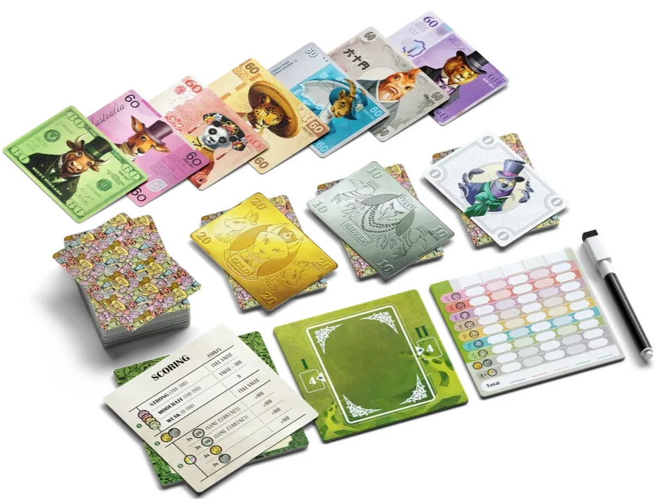 obo MONEY! Card Game .. Outsmart the market to MAXIMIZE FUN Knizia ...