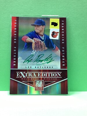 Lex Rutledge 2012 Panini elite extra edition green auto autograph ...