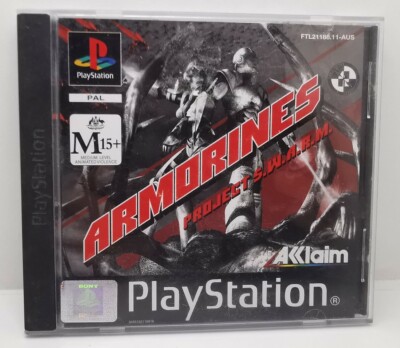 PLAYSTATION ONE GAME, ARMORINES, PROJECT S.W.A.R.M. (PS1) | eBay Australia