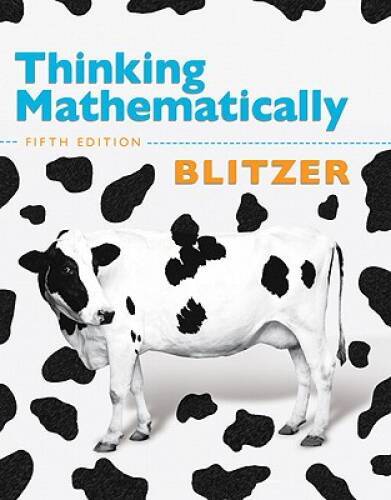 Thinking Mathematically, Fifth Edition - Hardcover By Blitzer, Robert F ...