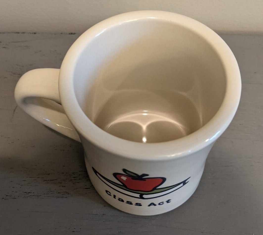 Life Is Good Mug "Class Act" Apple Book Teacher Coffee Tea Mug | eBay
