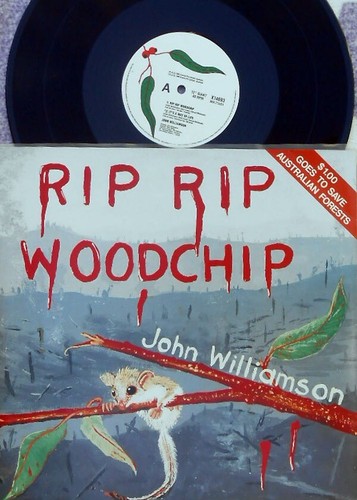 John Williamson ORIG OZ Promo PS 12 Rip rip woodchip NM ’89 Festival ...