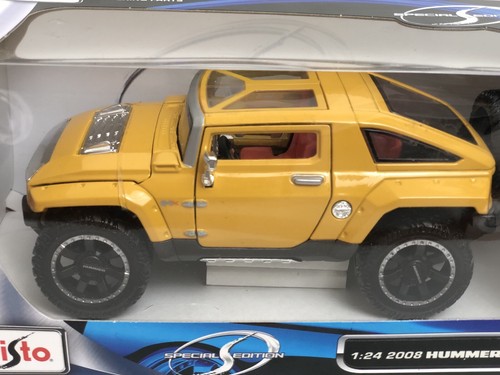 Maisto Special Edition 2008 Hummer HX Concept 1:24 Scale Diecast Yellow ...