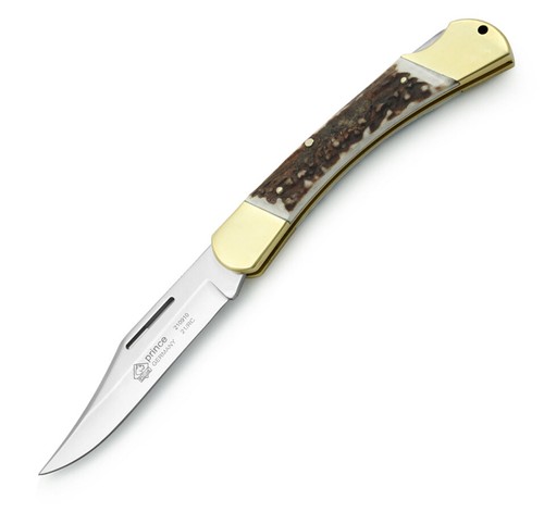 Puma Prince Staghorn Lockback Folder Knife - 210910 | eBay Australia