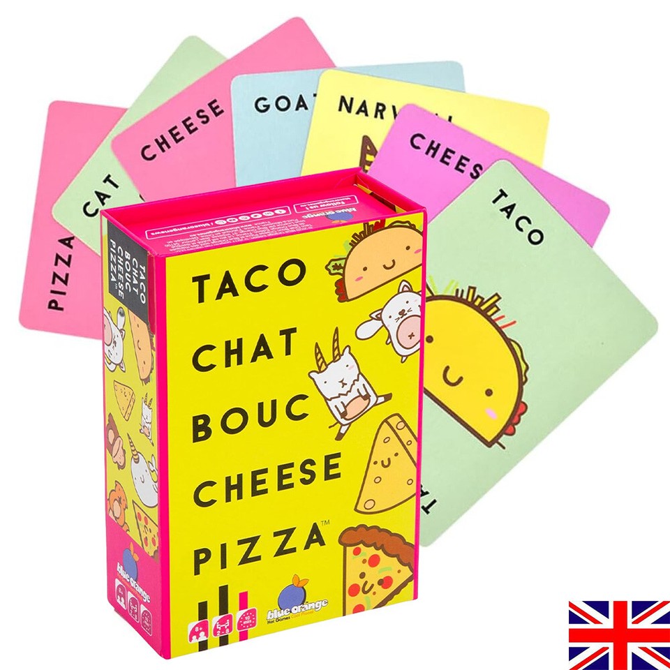 Taco Cat Goat Cheese Pizza | Card Game| Ages 8+ | 3-8 Players | NEW UK ...
