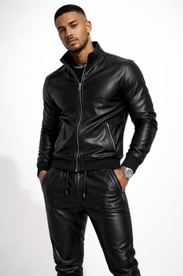 Luxury Leather Tracksuit for Men - Custom Made | Worldwide Shipping | eBay