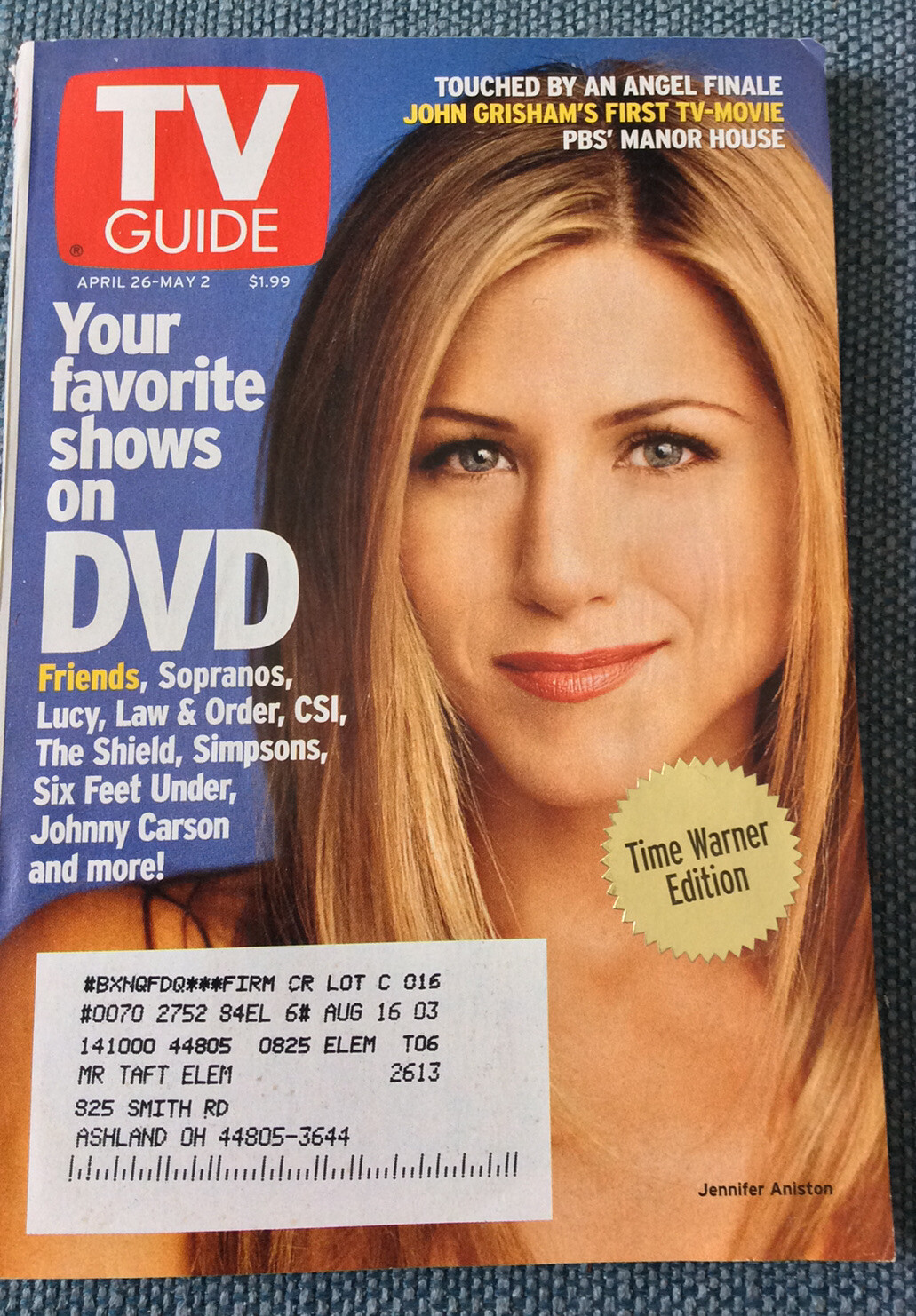 TV Guide: April 26 - May 2, 2003 | eBay