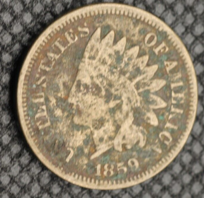 1859 Indian Head Penny - Beautiful Good Coin - 1095 | eBay