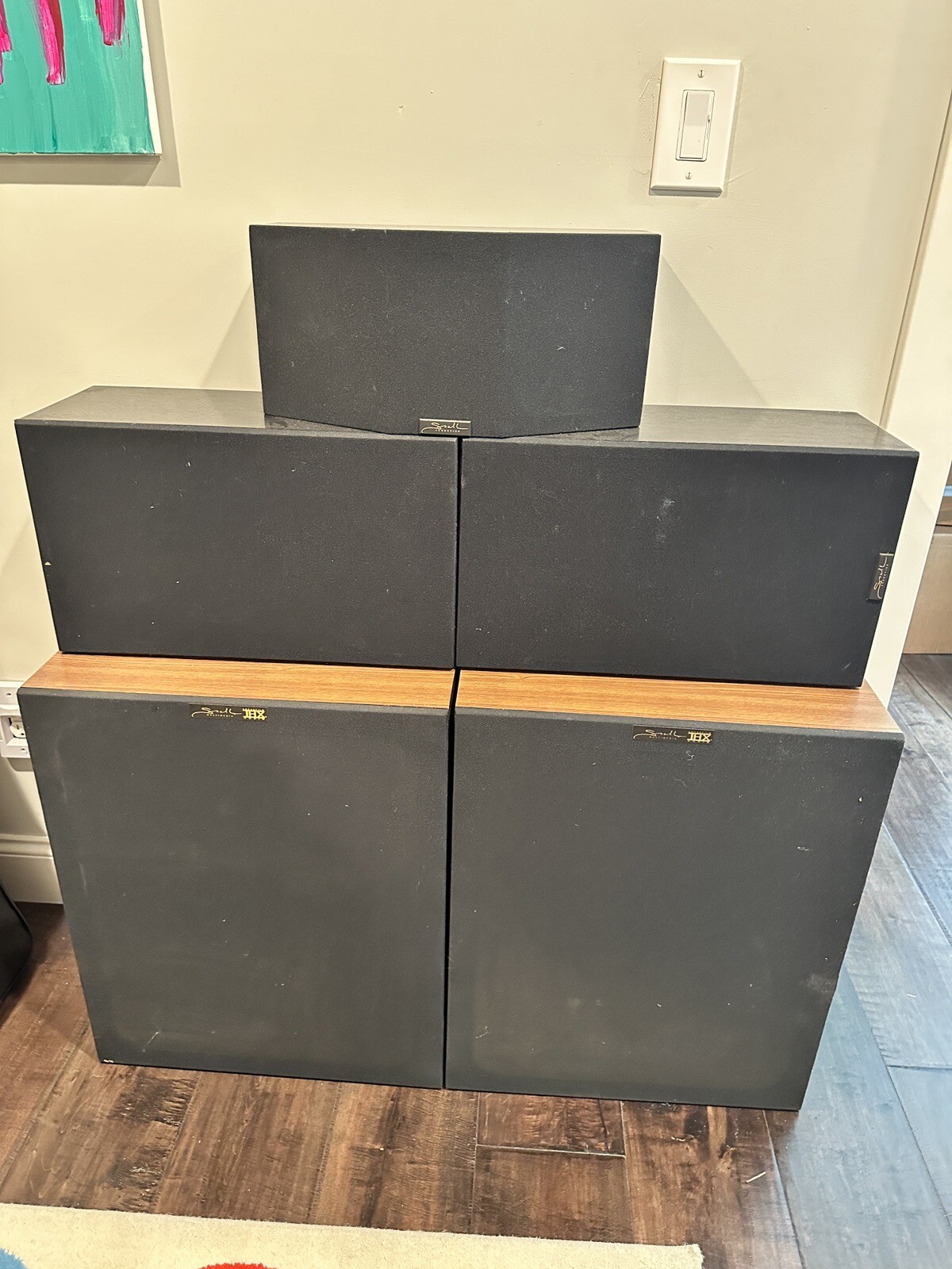 Snell THX Speaker System - 5 Speakers Total - 2 SUB550, 2 Type K/IV and ...