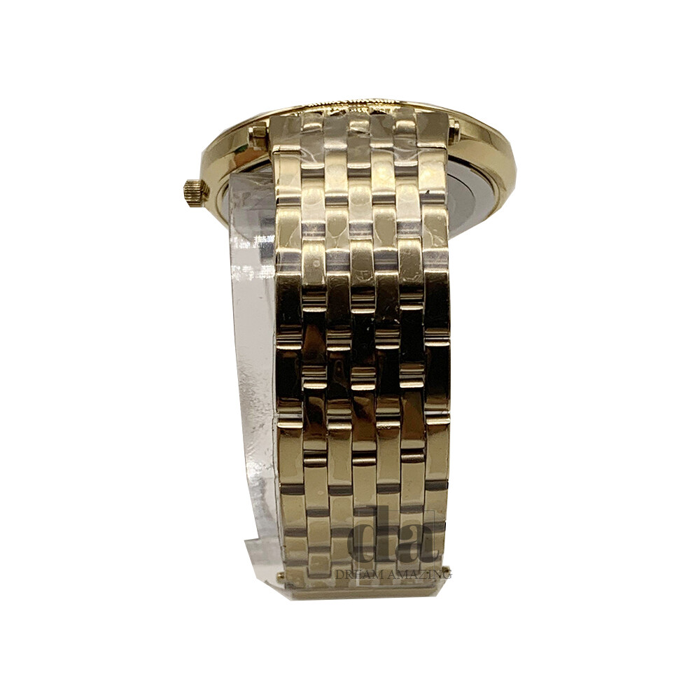 Michael Kors MK3438 Women's Darci Gold Tone Stainless Steel Glitz Dial ...