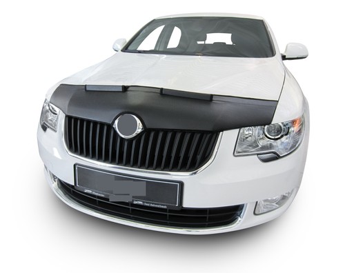 CAR HOOD BONNET BRA fits Skoda SuperB 2008 - 2013 NOSE FRONT END MASK ...