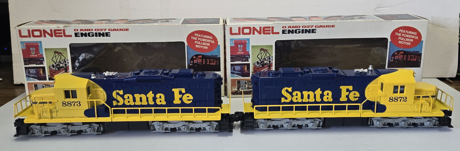 Lionel 6-8872 O Gauge Santa Fe SD-18 Diesel Locomotive & Dummy 8872 ...