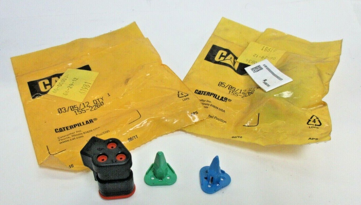 CAT CATERPILLAR ELECTRICAL CONNECTOR **LOT OF 3** | eBay