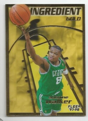 1997-98 Fleer Key Ingredient Gold Antoine Walker Boston Celtics UK ...