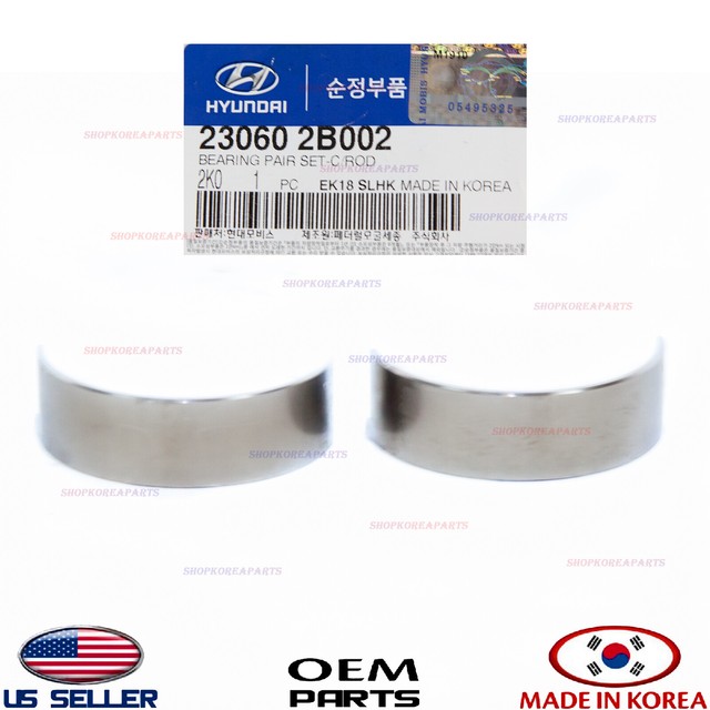 Bearing Set Connecting Rod OEM Various Hyundai KIA 1.6l 2010-2019 ...