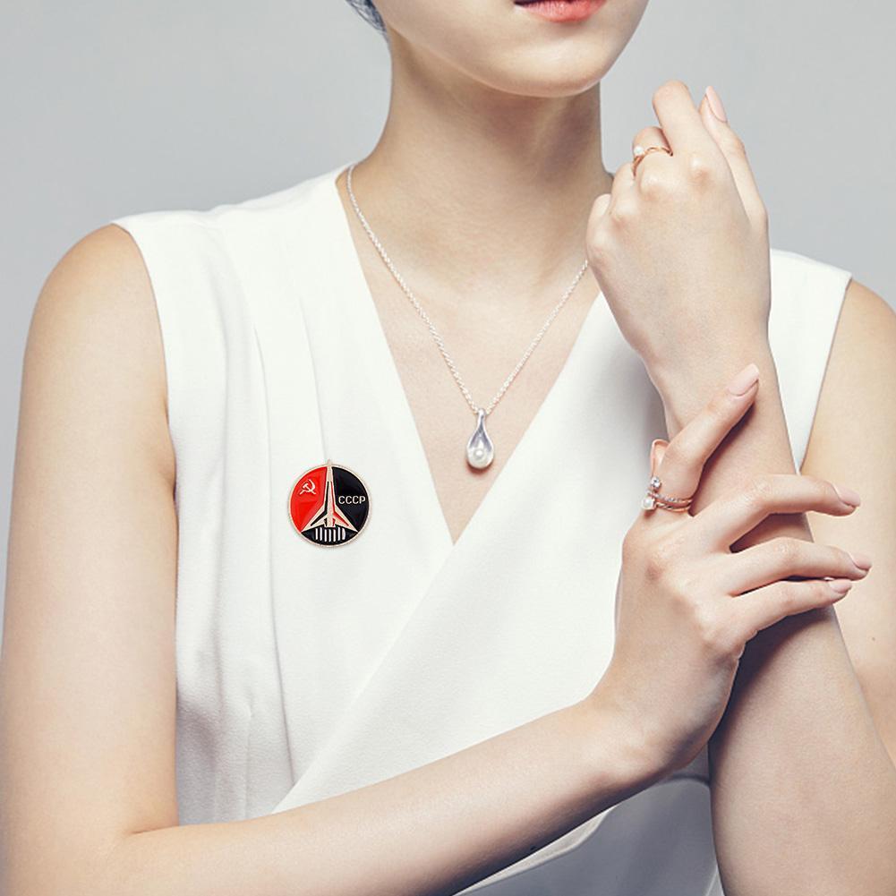 Symbol Enamel Brooch Former Soviet Union Communism Lapel Pins (CCCP ...