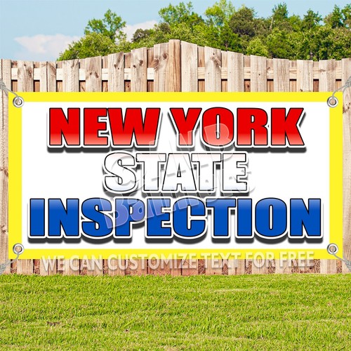 Vinyl Banner Multiple Sizes New York State Inspection Business Outdoor ...