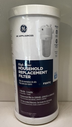 New GE Appliances High Flow Household Replacement Filter FXHTC 25 ...