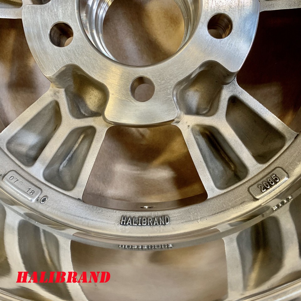 Halibrand 5 Spoke Aluminum Wheels Genuine 15” x8 5x4.5 et -22.23 (set ...