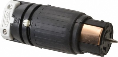 Hubbell 50 Amp Twist-Lock Connector Body CS8164C, Fits 0.83" to 1.25 ...