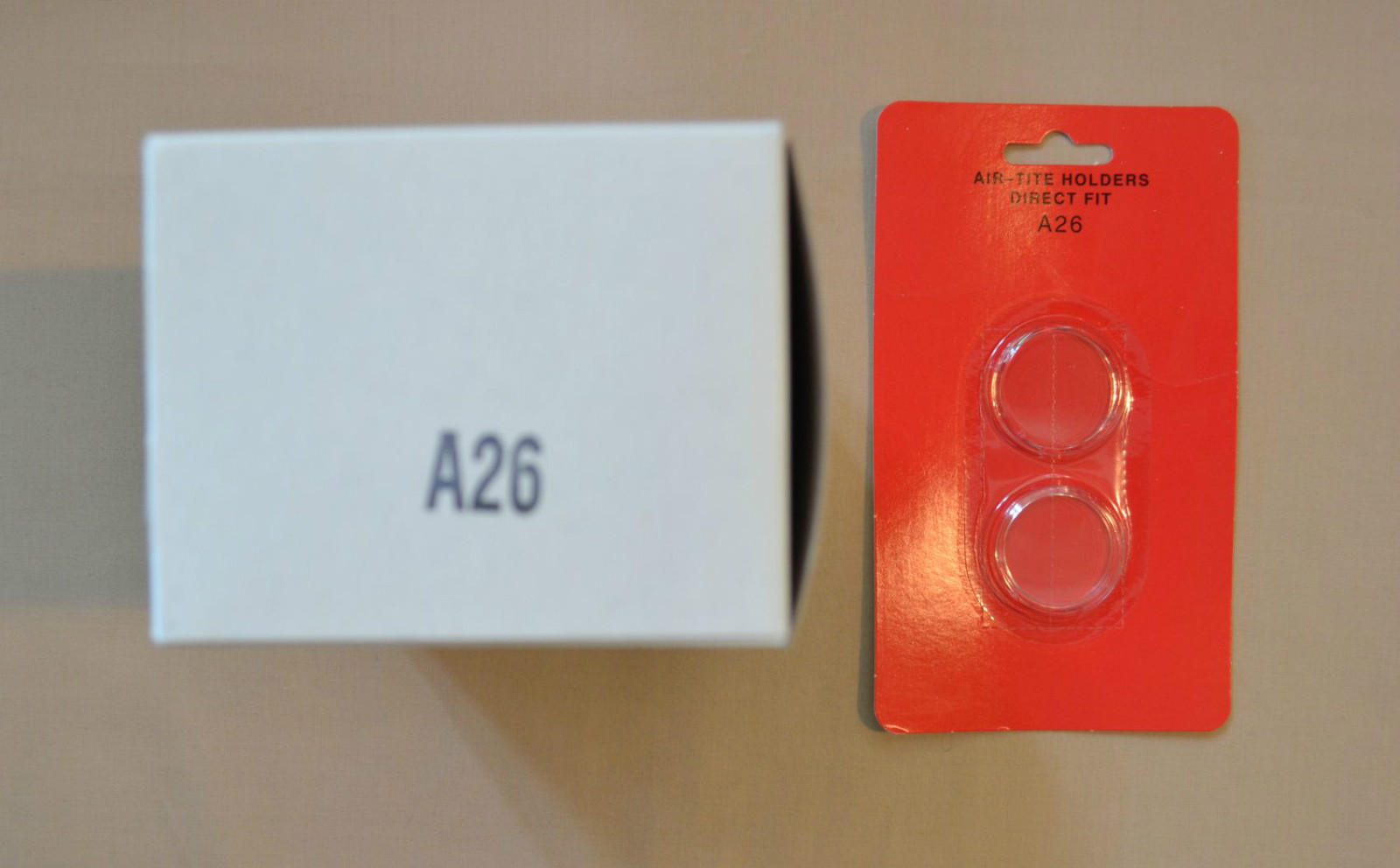 Pack of 10 A26 Air Tite Direct Fit Coin Holders - Holds Small Dollars ...