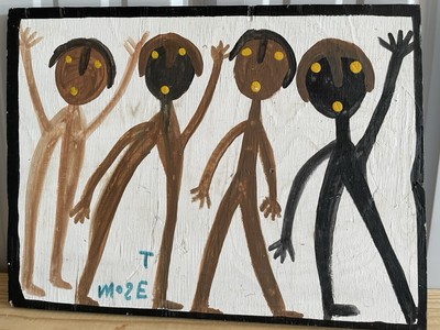 Original Signed Mose T Folk Art (Mose Tolliver) | eBay