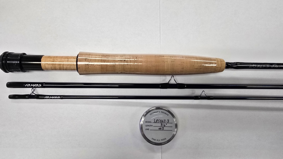Thomas And Thomas Fly Rod 8' 6” 3 Weight 3 Piece w/ Aluminum Tube ...