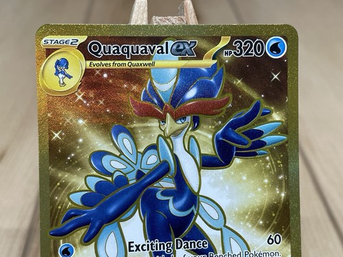 Quaquaval ex 273/193 Sv02: Paldea Evolved Holo Hyper Rare Gold - Print ...