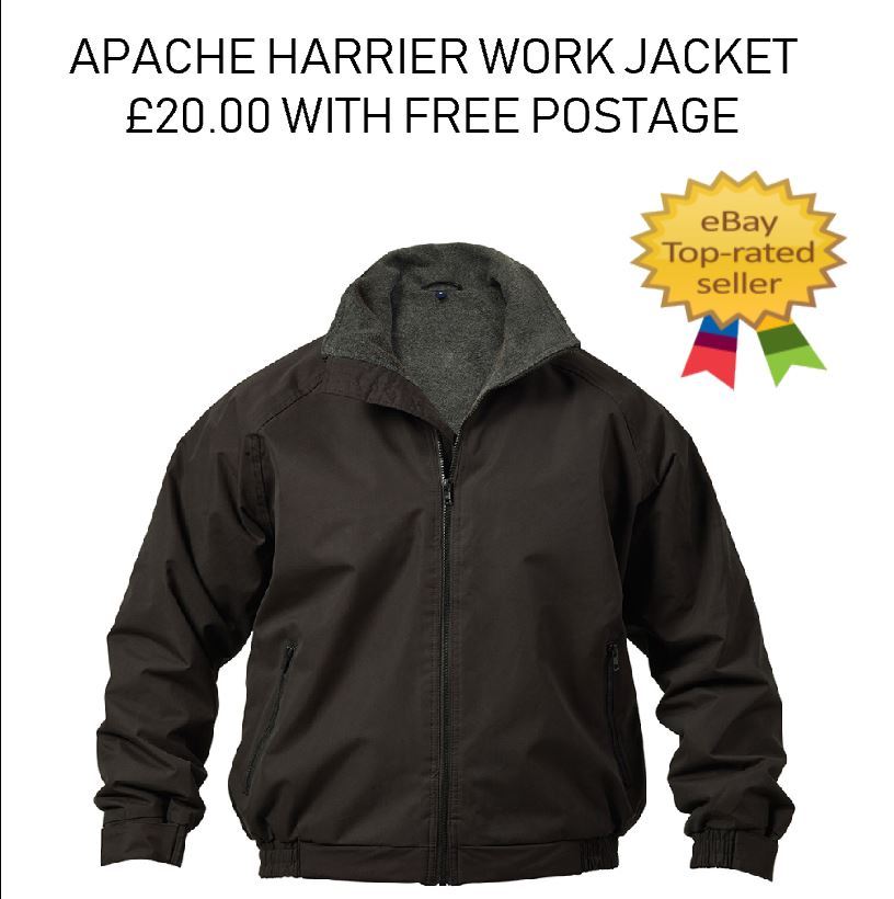 Apache Workwear Harrier Fleece Lined Water Repellent Bomber Jacket ...