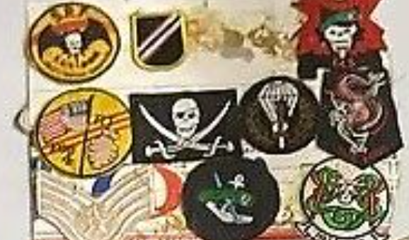 250 patches + 20 free , usaf , USSF , recon , dust off , Skull , usmc ...