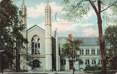 Postcard Gore Hall Harvard College Cambridge Massachusetts NH1 | eBay