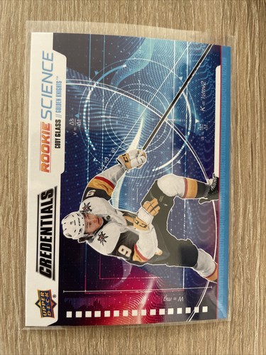 2019-20 Cody Glass Rookie Science Upper Deck Credentials Insert #RS-10 ...
