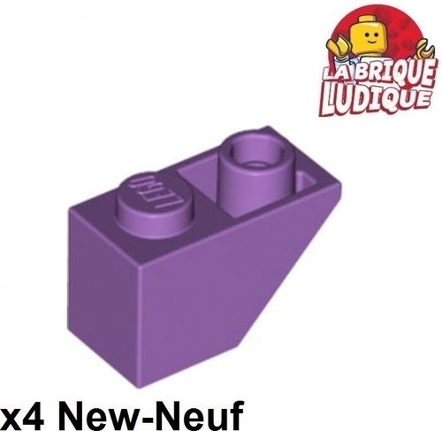 Lego 4X Slope Inverted 45 2X1 Medium Lavender 3665 | eBay