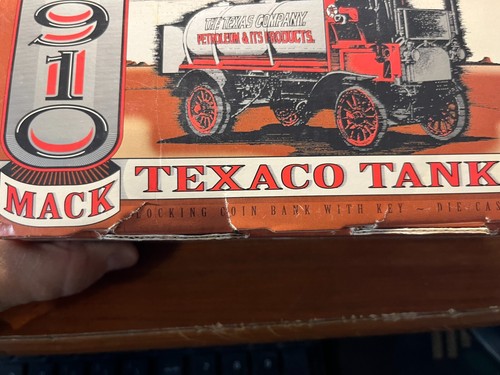 1995 TEXACO TANKER 1910 MACK DIE CAST COIN PIGGY BANK WITH KEY #1305 | eBay