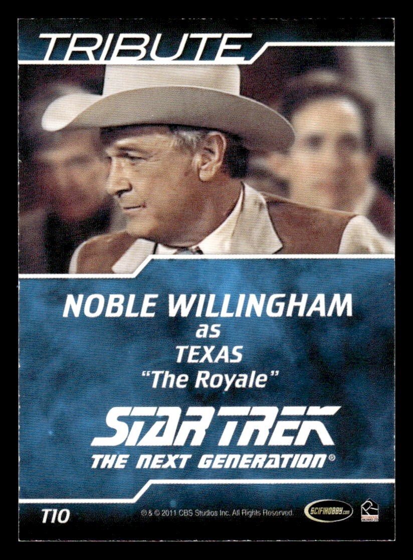 Noble Willingham Star Trek Wixiban | Star Trek Trading Card Guide