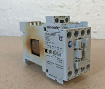 AB Allen-Bradley 700-CF400D Ser. A General Purpose Control Relay 25A 3 ...