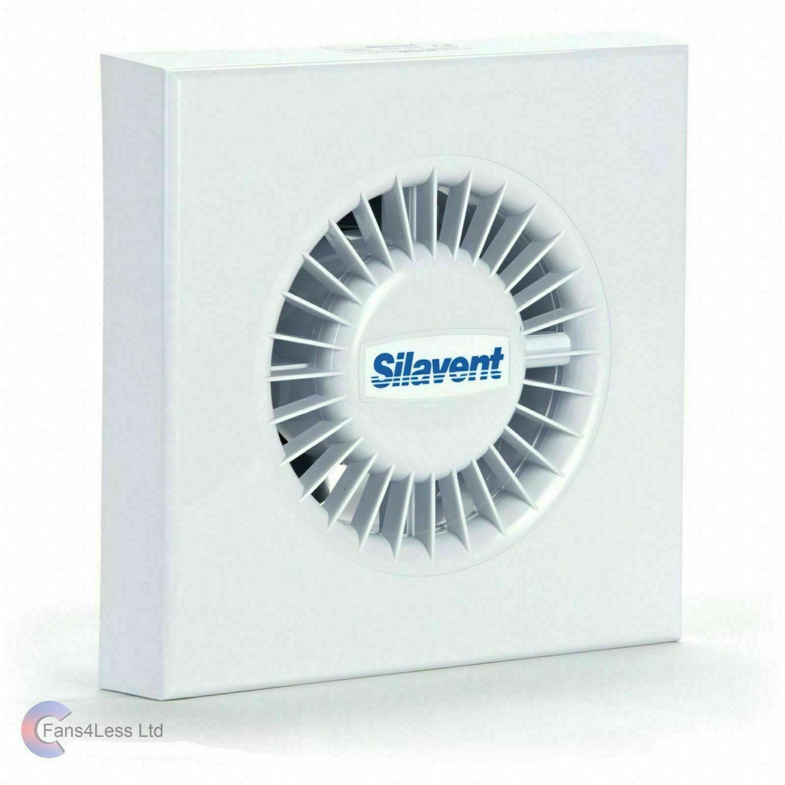 Silavent/Domus DBF100 SDF100 100mm 4" Extractor Fan Standard Timer ...